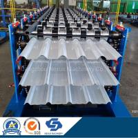 China Three Layer Roof Tile Sheet Roll Forming Machine Triple Deck Roofing Tiles Making Machinery for sale
