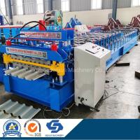 China PPGI /Aluzinc /Aluminum and Galvanized Coils Metal Double Deck Layer Two Profiles Ibr Trapezoidal Step Tile Roof Sheets Roll Forming Machines for sale