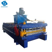 China Double Layers Trapezoidal Sheet Rib Type Roofing Roll Forming Machine for sale