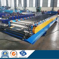 China 950 Corrugated Sheet Cold Roll Forming Machine Mini Corrugation Roof Sheeting Machinery for sale