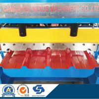 China Premium High Rib Roof Sheet Roll Forming Machine Metal Ecohirib Roofing Machinery for sale