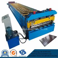 China Maxcover 1015 Roofing Sheet Roll Forming Machine Trapezoidal Roof Sheets Making Machinery for sale