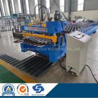 China 6 Ribs Roof Sheet Roll Forming Line Mutiple Rib Roofing Sheeting Making Machinery Export to India for sale