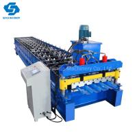 China Color Steel Chromadek Ibr Roof Sheets Machine Metal Roofing Sheet Roll Forming Machinery to South Africa 10% off for sale