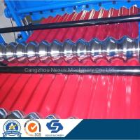 China Color Steel Corrugated Roof Sheet Roll Forming Machine Used in Philippine for sale
