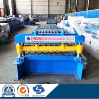 China Fully Automatic Steel Metal Sheet with 7 Rib Roof Panel Rolling Forming Machine for sale