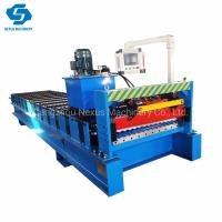 China 836 Iron Steel Corrugated Roof Sheet Roll Forming Machine with 1000mm Coil Width for sale