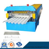 China Corrugated Metal Sheet Roof Roll Forming Machine for 0.18mm Roofing Sheet for sale