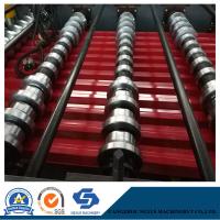 China Electronic Control Metal Roof Roll Forming Machine with Hydraulic Cutter for sale