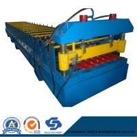 China Mitsubishi PLC Metal Roof Roll Forming Machine Automatic Cutting for Roofing for sale