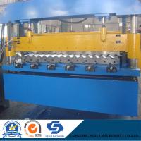 China Corrugated Iron Roofing Sheet Roll Forming Making Machine for Canada Customer for sale