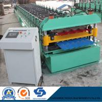 China Yx1000 Colored Roofing Sheet Glazed Tile Roll Forming Making Machine for sale