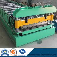 China Yx1000 Colored Roofing Sheet Glazed Tile Roll Forming Making Machine for sale