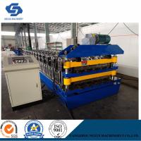 China Cangzhou Nexus Fully Automatic Double Layer Steel Roof Wall Panels Cold Roll Forming Machine for sale