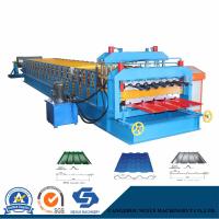 China Ibr Roof Sheet and Corrugated Roof Tile Panel Roll Forming Machine with Double Layers for sale