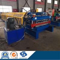 China Hc25-18 Hot Sale Color Galvanized Metal Sheet Roofing Double Decking Roll Forming Machine for sale