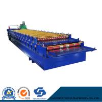 China Trapezoidal Profile Galvanized Steel Roof Panel Roll Forming Machine China Manufacturer for sale