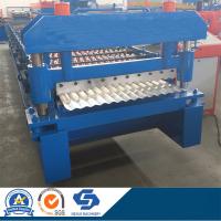 China Hc12 - 16 Hydraulic Corrugated Steel and Iron Roofing Sheet Roll Forming Machine Botou Manufacturer for sale