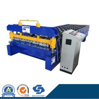 China Hc17 Automatic Color Steel Wall Panel Roof Tile Cold Roll Forming Machinery Production Line for sale