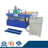 China Constructon Material Galvanized Steel Metal Roof Tile Iron Sheet Roll Forming Machine Equipment Line Price for sale