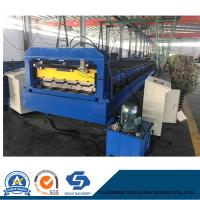 China Canton Fair Aluminum Roofing Tile Sheet Panel Roll Forming Making Machine for sale