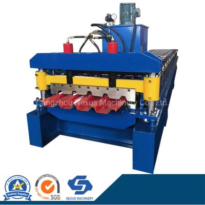 China South Africa Ibr 686 Roofing Sheet Roll Forming Machine with Full Hard Plate for Zimbabwe for sale