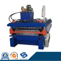 China Corrugated Trapezoidal Pattern Cold Bending Machine Roofing Metal Roof Tile Roll Forming Machine for sale