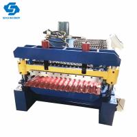 China Corrugated Tile Building Material Galvanized Steel Sheet Roof Roll Forming Machine with Factory Price for sale