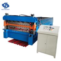 China Tr4&Tr5 Double Deck Roof Sheets Roll Forming Machine for Peru Market for sale