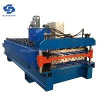 China Tr4&Tr5 Double Deck Roof Sheets Roll Forming Machine for Peru Market for sale