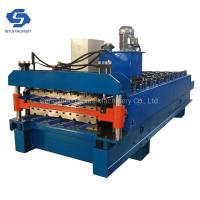 China Tr4&Tr5 Double Deck Roof Sheets Roll Forming Machine for Peru Market for sale