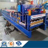 China Double Layer Glazed Tile&Trapezoid Sheet Roll Forming Machine for sale