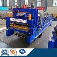 China Double Layer Glazed Tile&Trapezoid Sheet Roll Forming Machine for sale