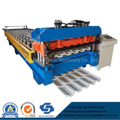 China Nexus Step Tile Roof Sheets Forming Machine Price for sale