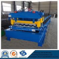 China Metal Step Tile /Q Tile /Glazed Tile Roofing Sheets Roll Forming Machine for sale