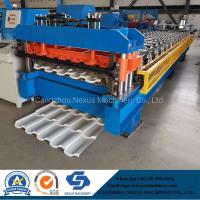 China Metal Wave Tile Mabati Bamboo Prime Roof Sheet Roll Forming Machine for Africa for sale