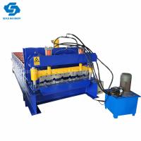 China 1035&828 Glazed Roof Tile Roll Forming Machine for Guiena Used for sale