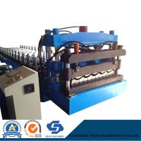 China Steel Tile Metal Roof Sheet Roll Forming Machine for sale