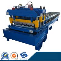 China Single Press Mold Metal Steel Ceramic Glazed Tile Roll Forming Machine for Making Ecological Floor Roof Wall Panel Machine for sale