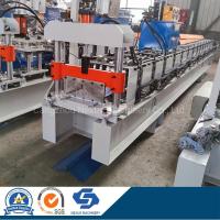 China Color Steel Galvanized Roofing Roof Wall Ridge Cap Tile Roll Forming Making Machine for sale