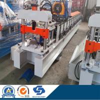 China Color Steel Galvanized Roofing Roof Wall Ridge Cap Tile Roll Forming Making Machine for sale