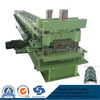 China Color Steel Metal Roof Ridge Cap Tile Cold Roll Forming Machine for sale