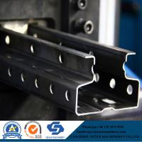 China High Speed Solar Photovoltaic Stents Stud Roll Forming Machine for sale