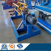 China Hydraulic Decoiler with Coil Car Full-Automatic Metal Sheets Decoiler for sale