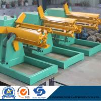 China Motorized Unwind Shaft Sheet Metal Coil Steel Strip Mandrel Uncoiler Manual Decoiler for Press Machine for sale