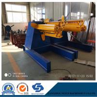 China Motorized Unwind Shaft Sheet Metal Coil Steel Strip Mandrel Uncoiler Manual Decoiler for Press Machine for sale