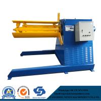 China Full-Automatic Steel Coil 8 Ton Hydraulic Decoiler / Uncoiler with Coil Car for sale