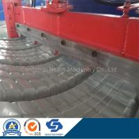 China Hydraulic Roll Forming Curved Crimping Machine/ Metal Roof Sheet / Hot Trapezoidal Steel Panel Curving Machine for sale
