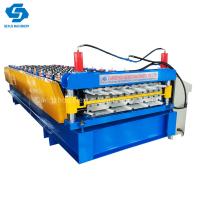 China Double Layer PPGI Roofing Iron Ibr Sheet Roll Forming Machine for sale
