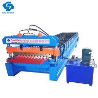 China Corrugated Roof Sheet Roll Forming Machine Iron Corrugating Sheeting Machines for Cameroon for sale
